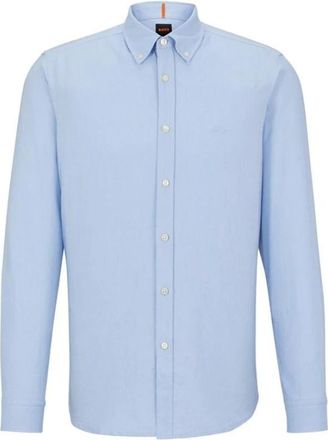 HUGO BOSS Homme, Chemises, Bleu, Taille: L Long Sleeve Shirt