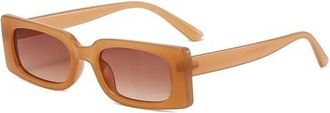 Generic Lunettes De Soleil Carr&eacute;es For Hommes Et Femmes, Id&eacute;ales For Les Voyages, Vacances Ou F&ecirc;tes(Orange)