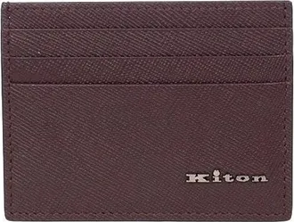 Kiton Homme, Accessoires, Brun, Taille: ONE Size Porte-cartes logo