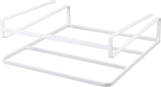 Hemobllo Multifunktionaler Schreibtisch Organizer aus Eisen H&auml;ngendes Aufbewahrungsregal unter Schreibtisch Haushaltsregal f&uuml;r B&uuml;cher und Notebooks Platzsparen