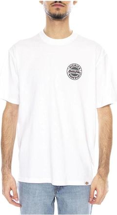 Dickies Homme, Tops, Blanc, Taille: XL T-Chemises