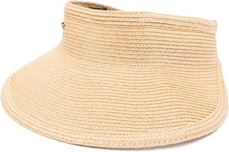 Borsalino Femme, Accessoires, Jaune, Taille: ONE Size Chapeau avec application logo