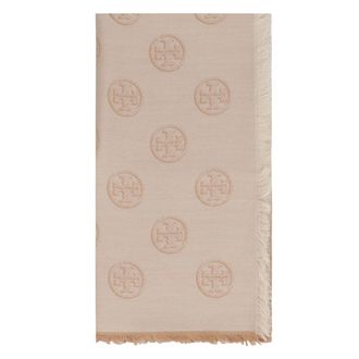 Tory Burch Scarves - - Accessories - Damen - Beige - ONE SIZE