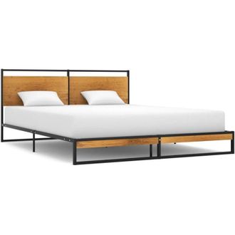 vidaXL Cadre de lit M&eacute;tal 160x200 cm