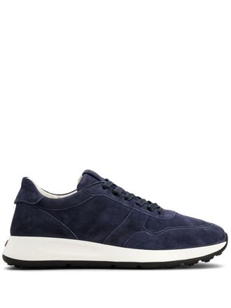 Tod's baskets en daim &agrave; empi&egrave;cements - Bleu