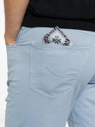 Jacob Cohen Womens Logo-Patch Five-Pocket Shorts Aw25 M