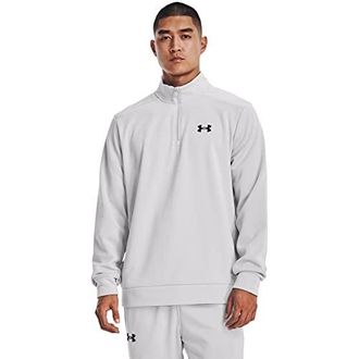 Under Armour Armourfleece 1/4 Zip Tops en Polaire, Halo Gray, XXL Homme
