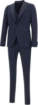 Corneliani Homme, Costumes, Bleu, Taille: M Costume trois pi&egrave;ces