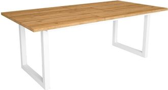 Skraut Home Skraut Home - Esstische, 10 personen, 200, Robust und stabil dank seiner Struktur und solide Beine, Ideal f&uuml;r Familienversammlungen, Eiche