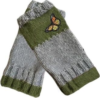 Generico Gants sans doigts, gants demi-doigts tricot&eacute;s pour femmes, moyens chauds et &eacute;l&eacute;gants pour femmes, gants &agrave; bout ouvert d&eacute;coratifs l&eacute;gers et confortable
