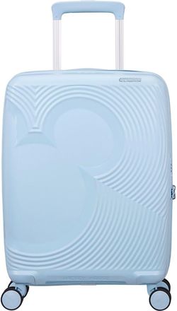 American Tourister Mickey Magic - Handgep&auml;ck Koffer 55 x 40 x 20/23 cm - Hartschalen Kabinentrolley f&uuml;r Ryanair, EasyJet & die meisten Airlines, 37/44 L, Pastellblau (Mi
