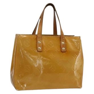 Louis Vuitton Sac &agrave; main vintage en cuir verni Pre-owned - Femme - Pre-owned - Beige - Taille: ONE Size