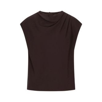 Agnona Hauts sans manches - Femme - Tops - Brun - Taille: 44 FR