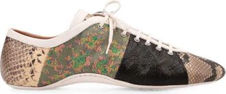 Dries Van Noten Baskets style ballet patchwork Dries Van Noten