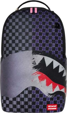 Sprayground Scratch Off Shark Check Rucksack - - Bags - unisex - Schwarzk - ONE SIZE