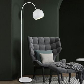 Globo Lighting Globo Lighting - Lampadaire Lampadaire Plafonnier Chambre &agrave; coucher blanc, m&eacute;tal, 1x E27, LxlxH 46x25x150 cm