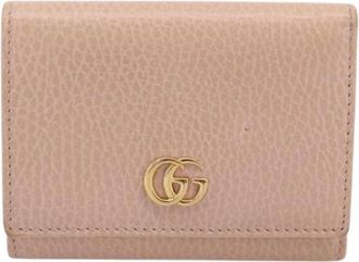 Gucci Portefeuille vintage en cuir pr&eacute;-poss&eacute;d&eacute; - Femme - Pre-owned - Rose - Taille: ONE Size