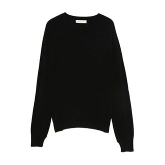 Twinset Femme, Pulls, Noir, Taille: 38 FR Pull &agrave; manches longues et poignets c&ocirc;tel&eacute;s