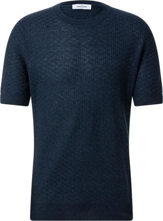 Gran Sasso Homme, Pulls, Bleu, Taille: 3XL T-Shirt Col Rond