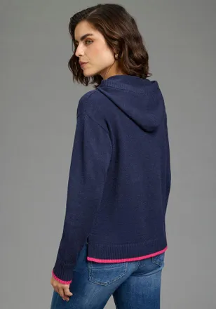 Kangaroos Kapuzenpullover mit Kapuze und Kordelzug, h&uuml;ftlange Form, normale Passform