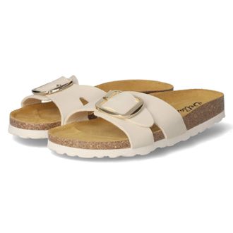 Beliana Damen Pantolette in beige - Gr. 39