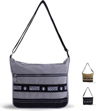 Coronel Tapiocca Sac Bandouli&egrave;re Albertina Sacoche Messenger Femme Sac &agrave; Main Port&eacute; Epaule Ivoire