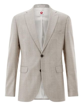 CG - Club of Gents Festliches Anzugsakko aus Schurwolle mit Struktur, Slim Fit in