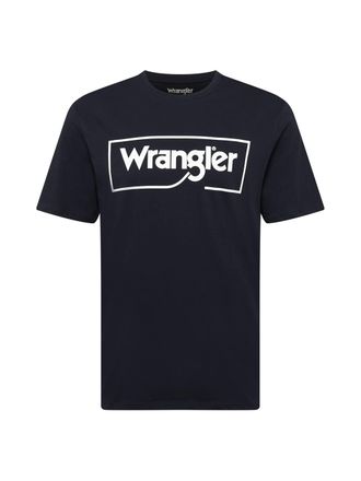 Wrangler Herren Frame Logo Tee Shirt, Schwarz, M
