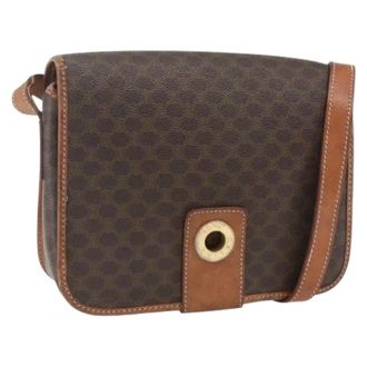 Celine Sac bandouli&egrave;re vintage Pre-owned - Femme - Pre-owned - Brun - Taille: ONE Size