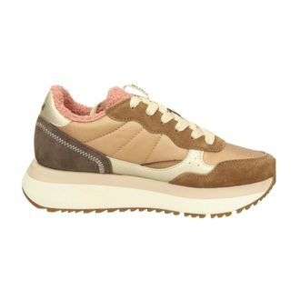 Sun 68 Niedrige Teddy Sneakers - - Shoes - Damen - Braun - 37 EU