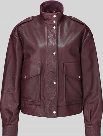 Boss Orange by Hugo Boss Lederjacke mit Stehkragen Modell C_Sabea1
