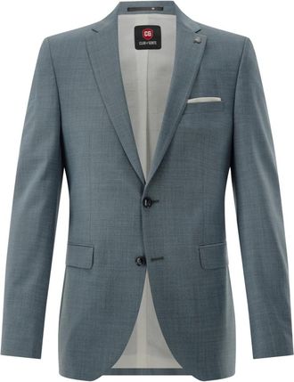 CG - Club of Gents Festliches Anzugsakko aus einem Schurwoll-Stretch-Mix, Slim Fit in