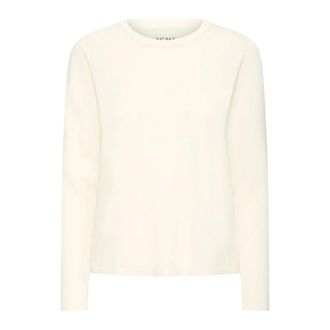 Ichi Ichi, Femme, Pulls, Beige, Taille: 46 FR Pulls &agrave; col rond