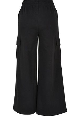 Urban Classics Sweathose Urban Classics Damen Ladies Highwaist Wide Leg Cargo Terry Pants (1-tlg)