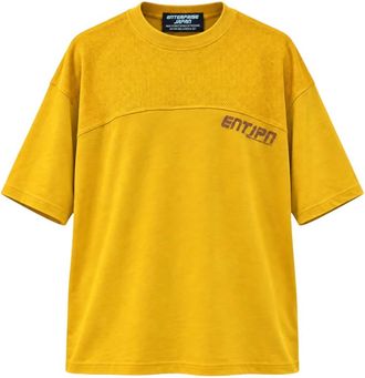 Enterprise Japan T-shirt Col Rond en Coton SS Planet - Homme - Tops - Jaune - Taille: M