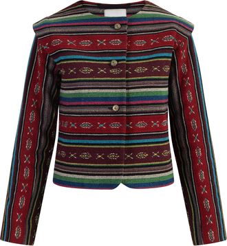 Izia Kurze Blazerjacke Damen Mehrfarbig Schwarz