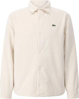 Lacoste Homme, Chemises, Beige, Taille: 5XL Veste en velours c&ocirc;tel&eacute; Regular-Fit doubl&eacute;e chaude