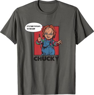 Chucky Its Time to Play Illustration T-Shirt