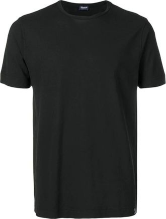 Drumohr Homme, Tops, Noir, Taille: XL T-Chemises