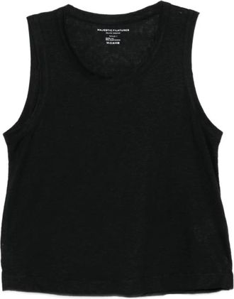 Majestic Filatures Femme, Tops, Noir, Taille: 38 FR Canotta