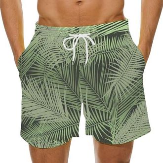 Generic Short de plage d&eacute;t&eacute; pour homme - Paysage d&eacute;t&eacute; insolite - Impression num&eacute;rique avec taille &eacute;lastique - Style d&eacute;contract&eacute; - Short de plage - Vacances - 
