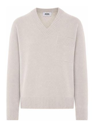 Alpha Studio Pull Col Rond - Gris