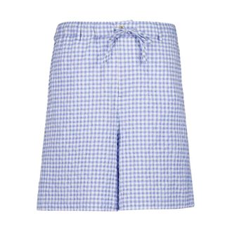 Marni Hellblaue Gingham Seersucker Shorts - - Shorts - Herren - Blau - S