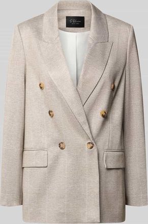 s.Oliver Black Label Regular Fit Longblazer mit doppelreihiger Knopfleiste