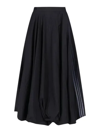 Yohji Yamamoto Jupe Midi - Noir