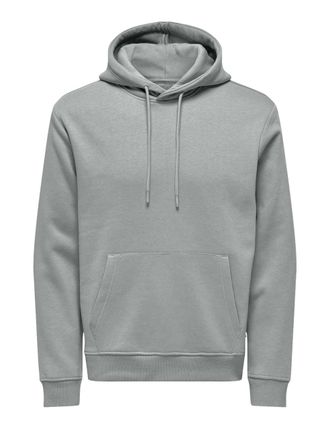 Only & Sons Herren Onsconnor Reg Sweat Hoodie Noos, Mirage Gray, L EU