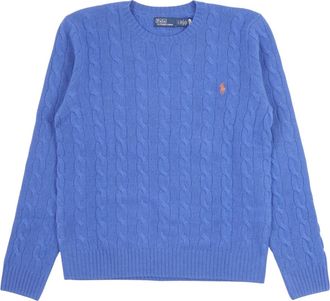 Polo Ralph Lauren Femme, Pulls, Bleu, Taille: 42 FR Pulls &agrave; col rond