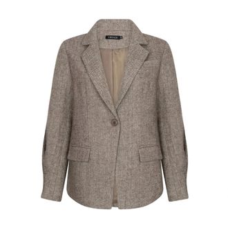 Ydence Prim Blazer - - Jackets - Damen - Braun - XL