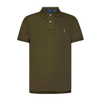 Polo Ralph Lauren Kurz&auml;rmeliges Polo mit Knopfverschluss - - Tops - Herren - Gr&uuml;n - S