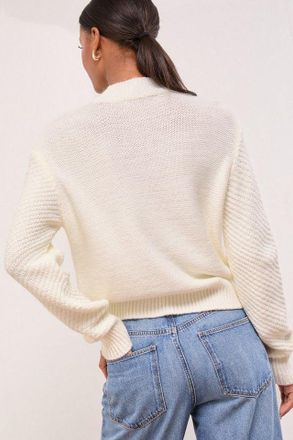 Lipsy Strickpullover Lipsy Langarm-Pullover mit Zopfmuster, Regular (1-tlg)